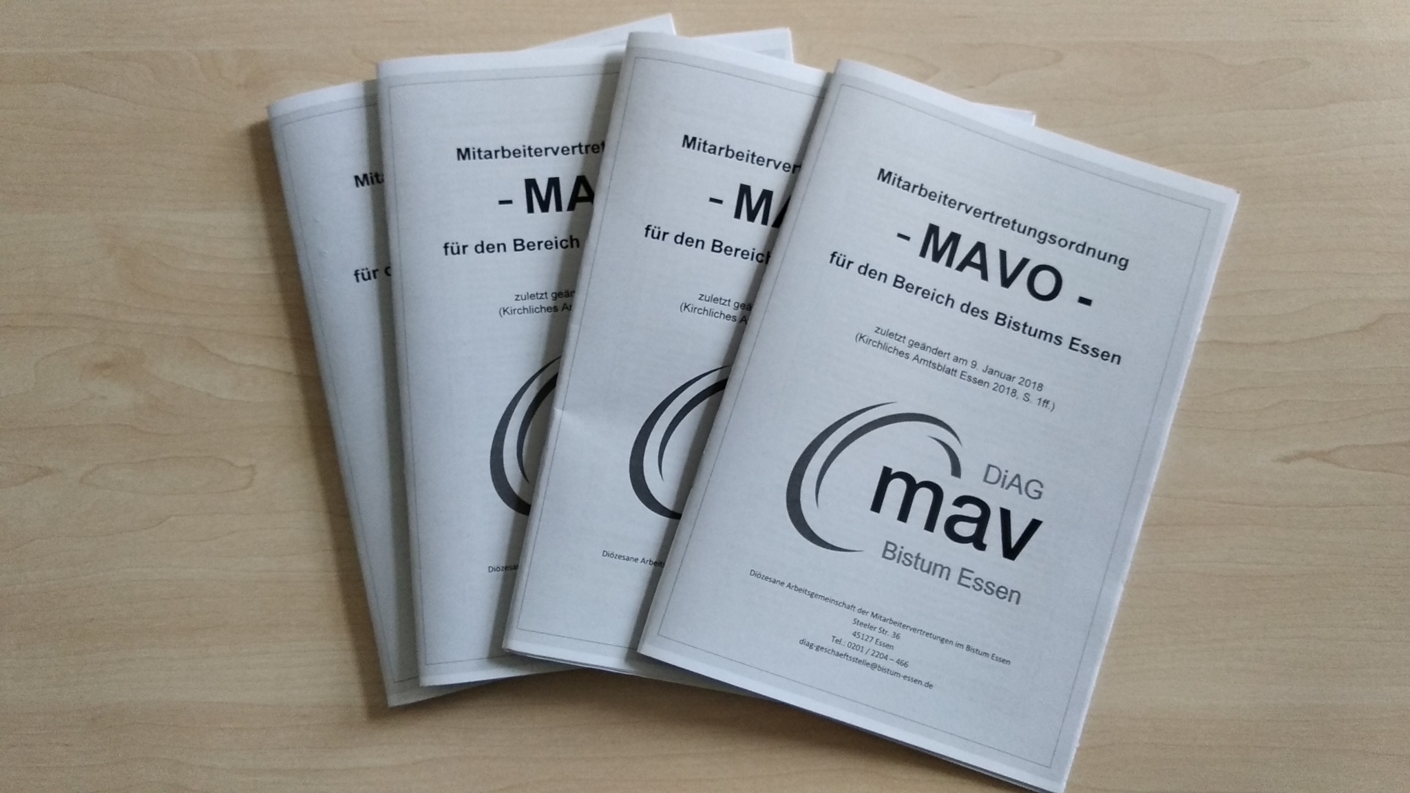 Druckvorlage für ein Heft im A5-Format der aktuellen „MAVO für den ...